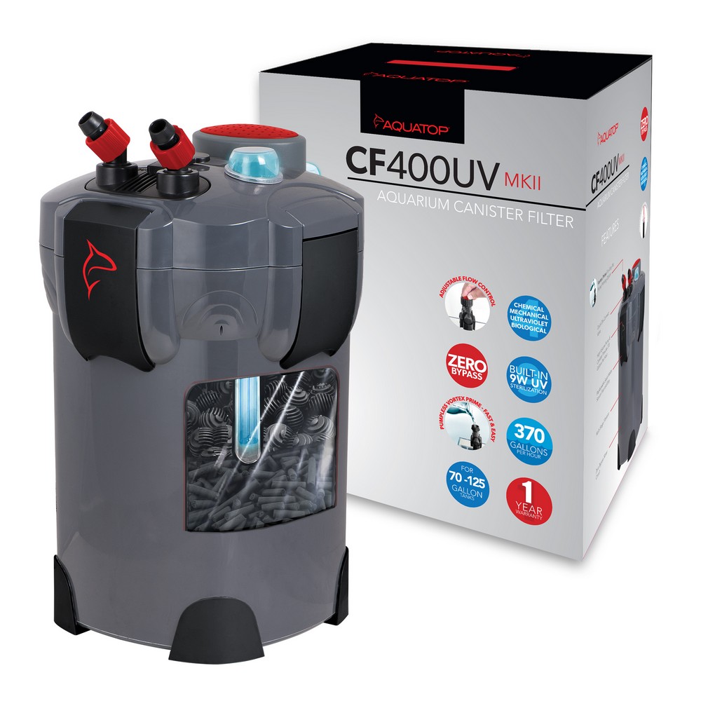 4-Stage 370 GPH Canister Filter | TruAqua