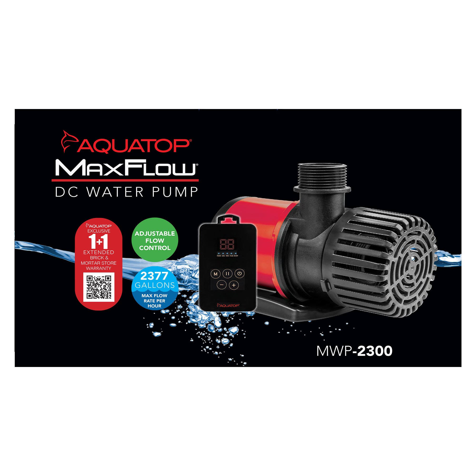 MWP-2300 MaxFlow DC Water Pump w/ Controller | TruAqua