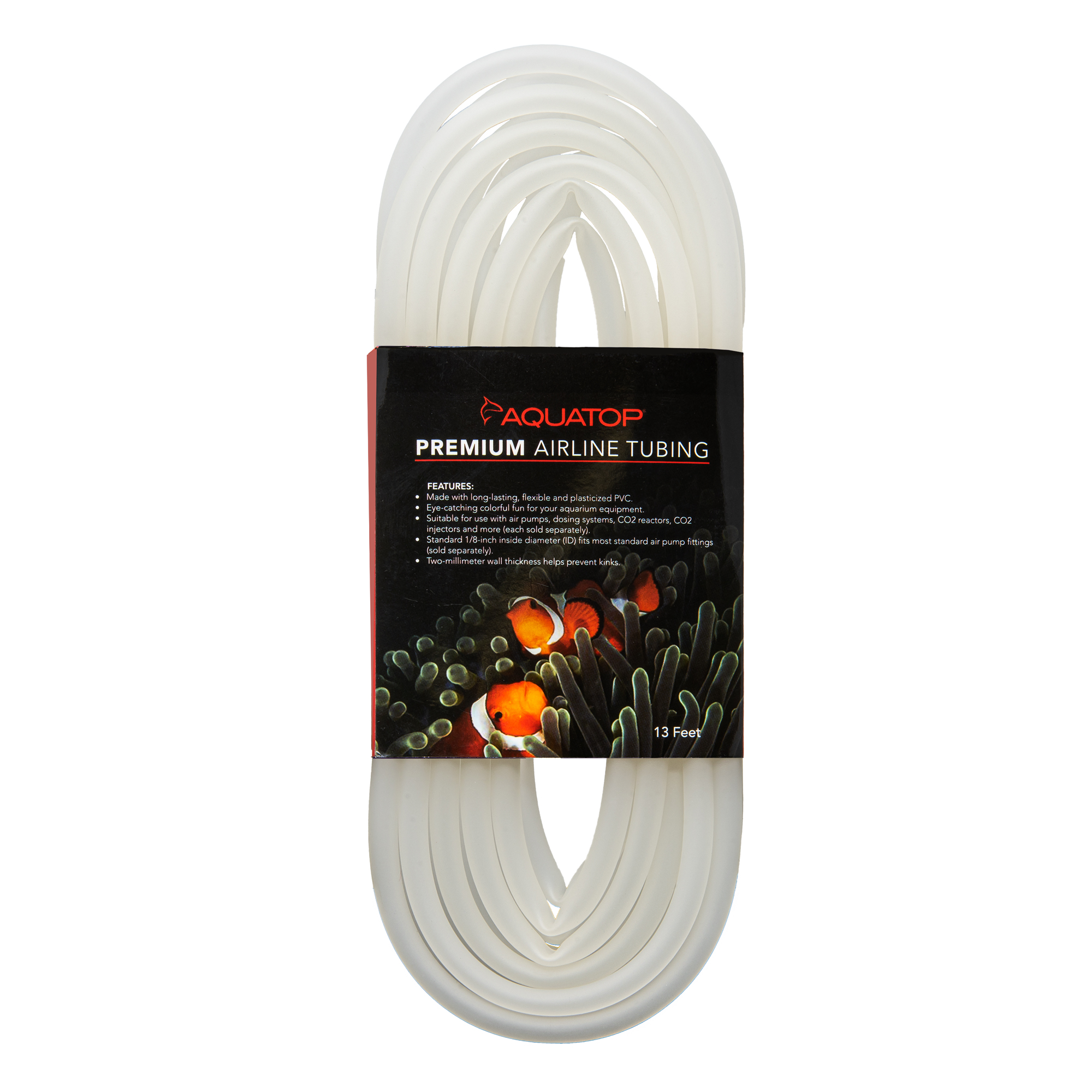 Premium Airline Tubing, 13ft, Clear, 1/8" ID | TruAqua