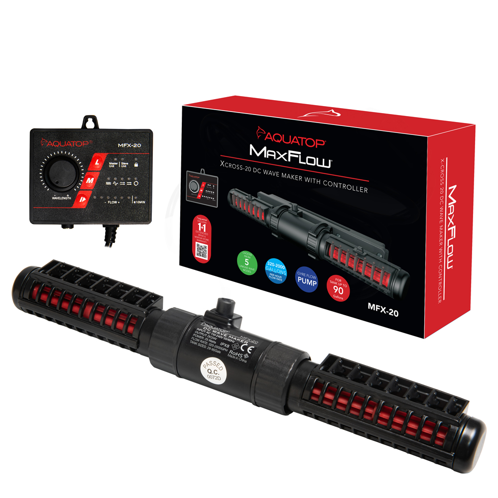 MaxFlow X-Cross DC Wave Maker 2000 GPH | TruAqua
